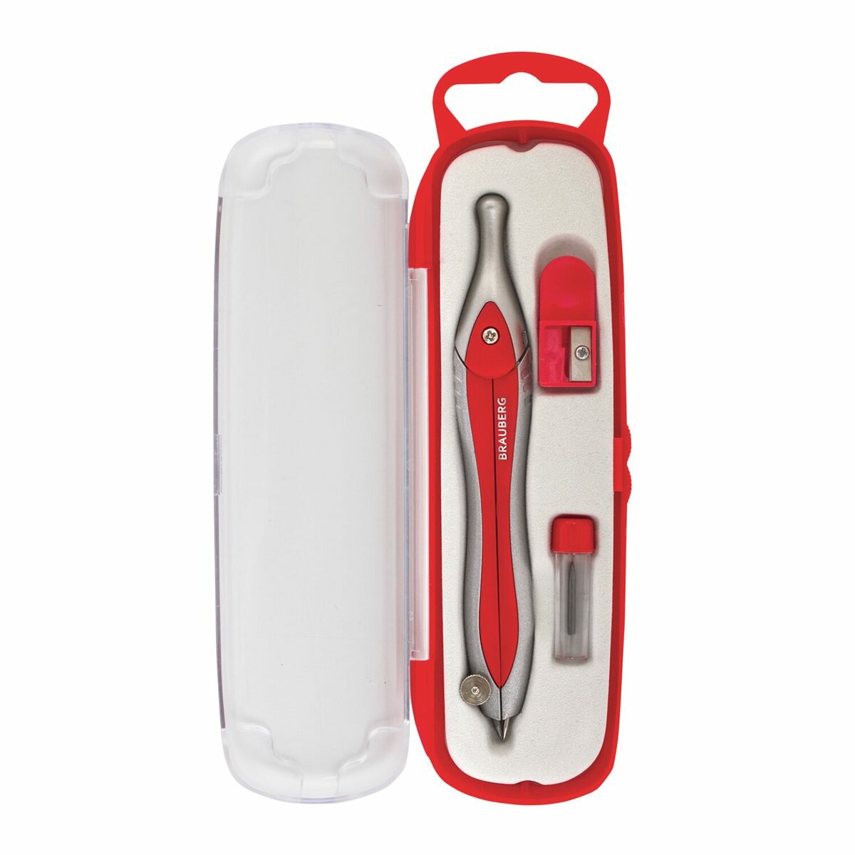 Готовальня 3 предмета Brauberg Extra, циркуль 120мм, 3 уп. (210685)