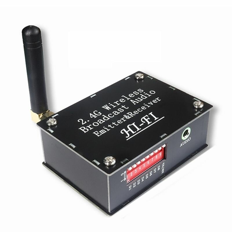 Беспроводной аудиопередатчик 2.4G с высокой степенью передачи звука - аккумулятором