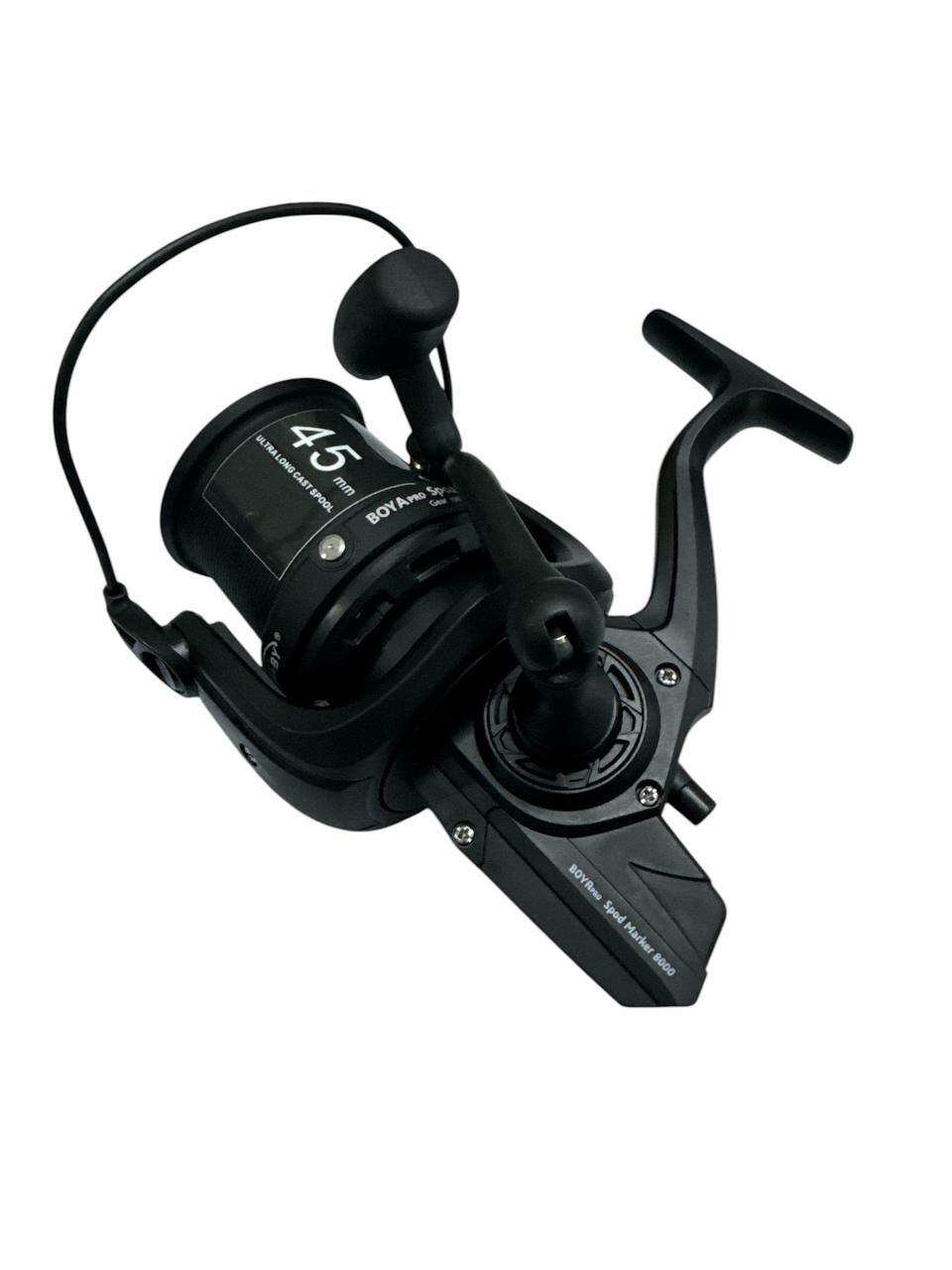 Катушка BoyaPRO Spod Marker 8000, подшипников: 8+1, передний фрикцион, передаточное отношение 5.5:1