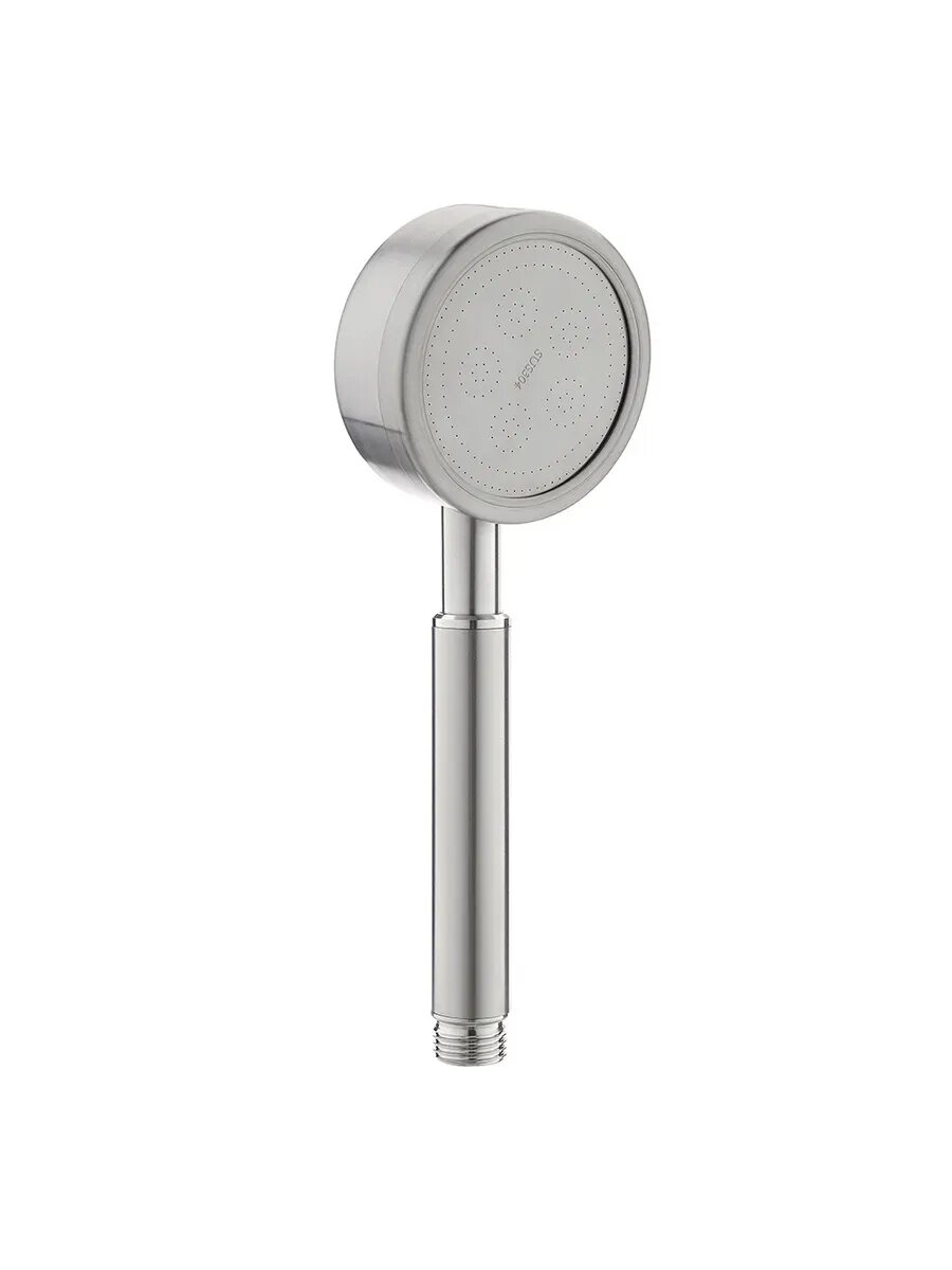 Лейка для душа круглая без шланга, водосберегающая, 1 режим, 80 мм