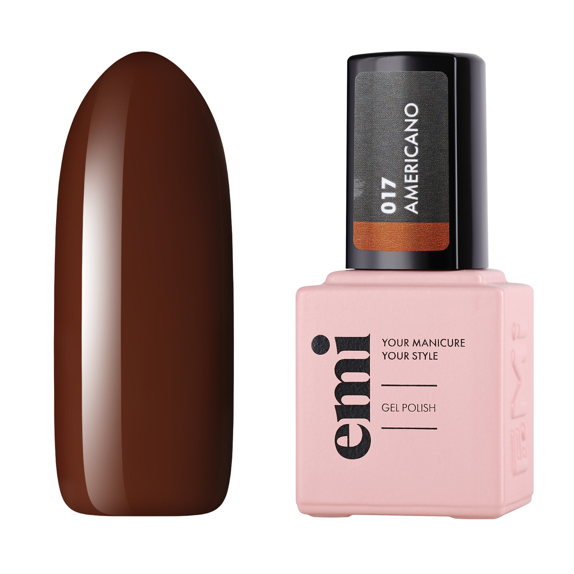 Гель-лак EMI EMILac №017, Американо, 9 мл