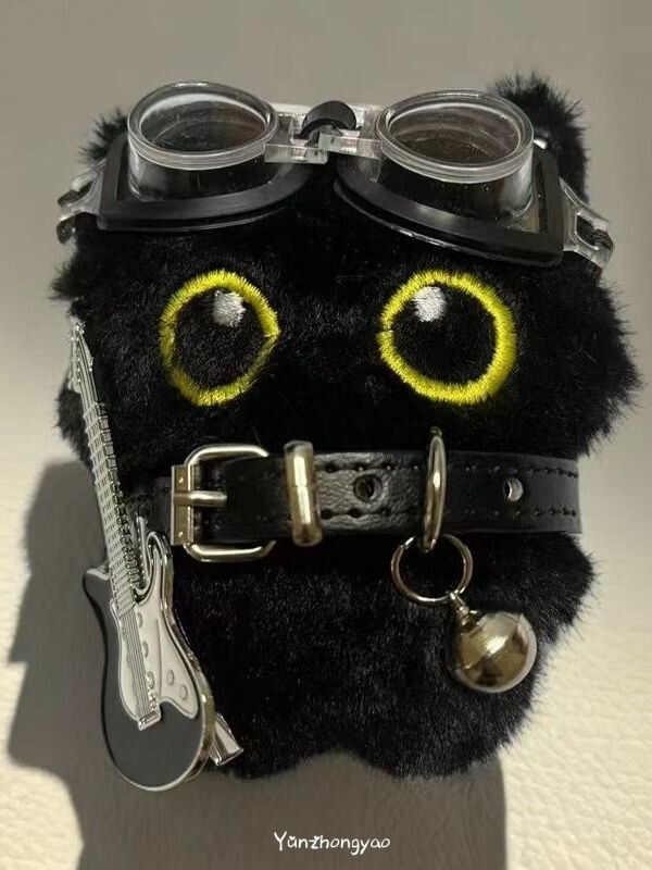 Yunzhonglu Милый маленький чёрный кот, плюшевый игрушка