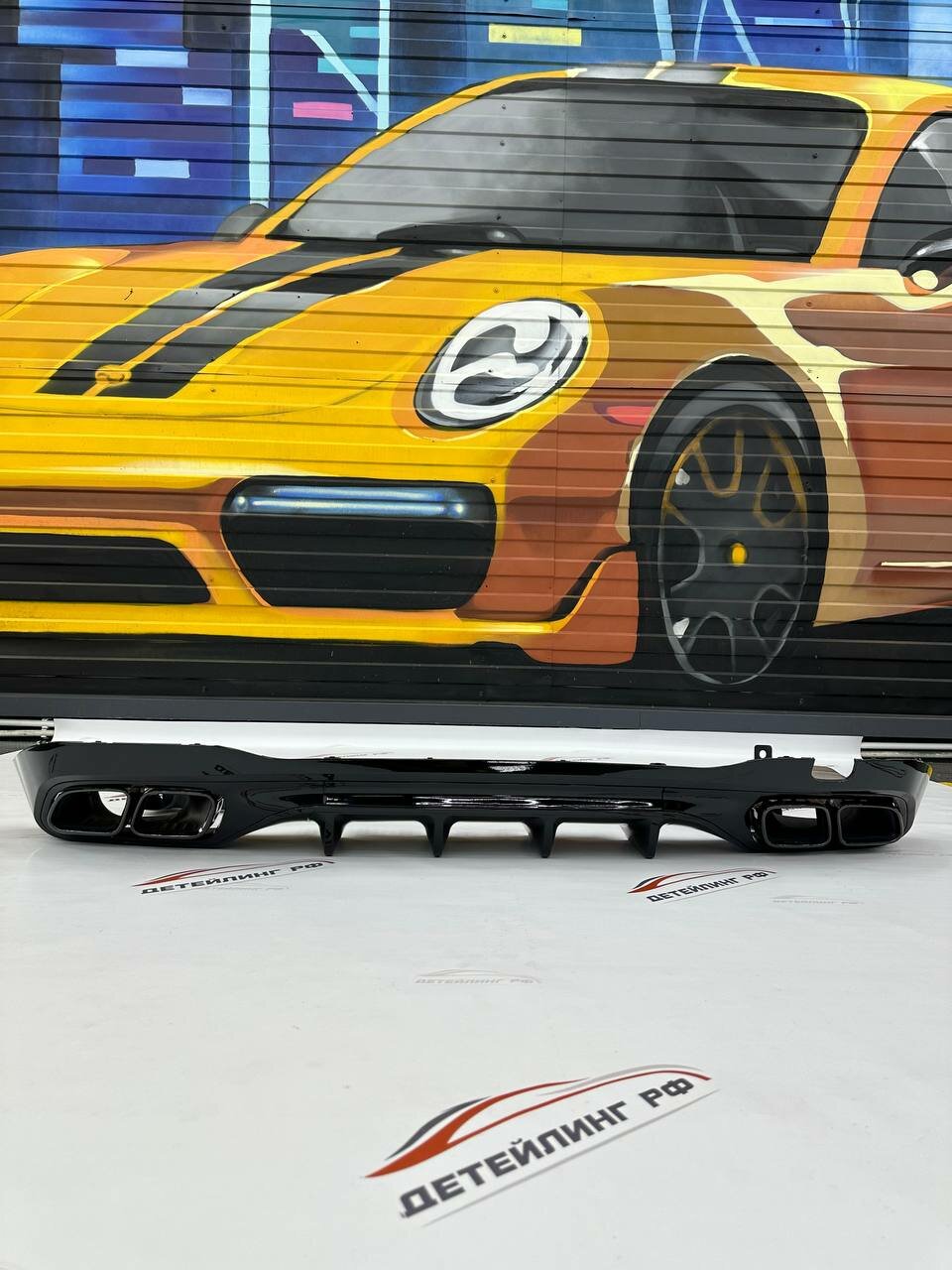 Диффузор с насадками AMG Mercedes C63 W206 C206