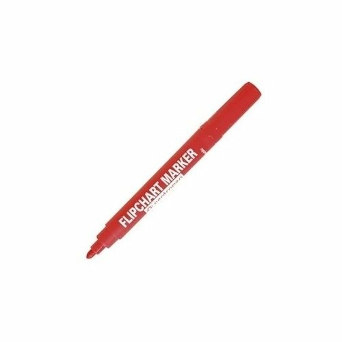 Маркер для флипчарта Centropen 2,5 мм красный, пулевидный (8550/01-04)
