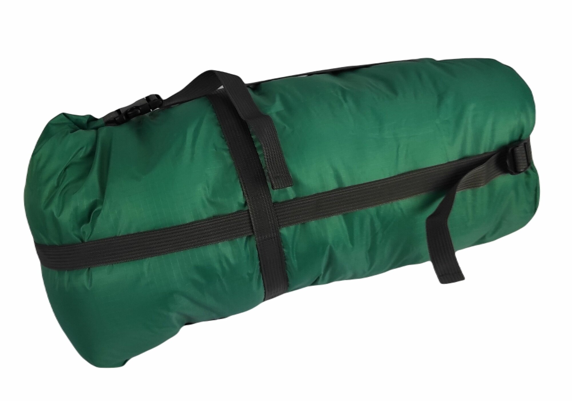 Мешок компрессионный с закруткой 15 PU Зеленый Снаряжение