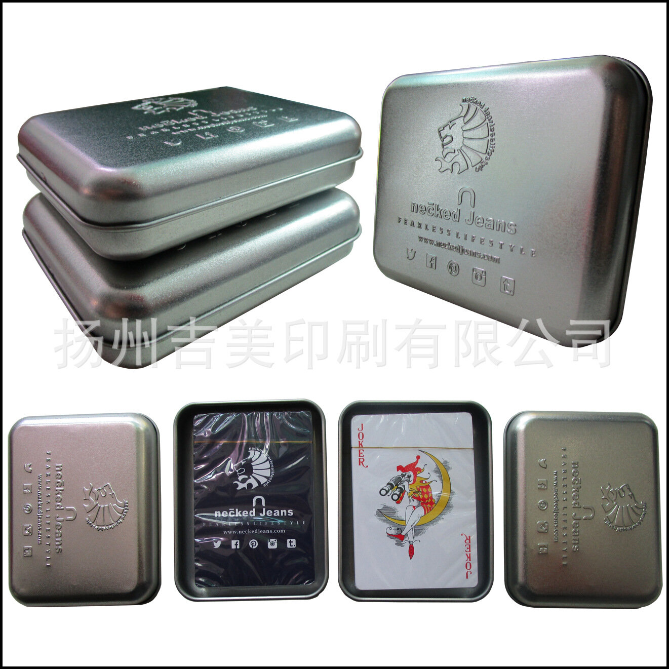 Покерные коробки, ПВХ, 4 цвета