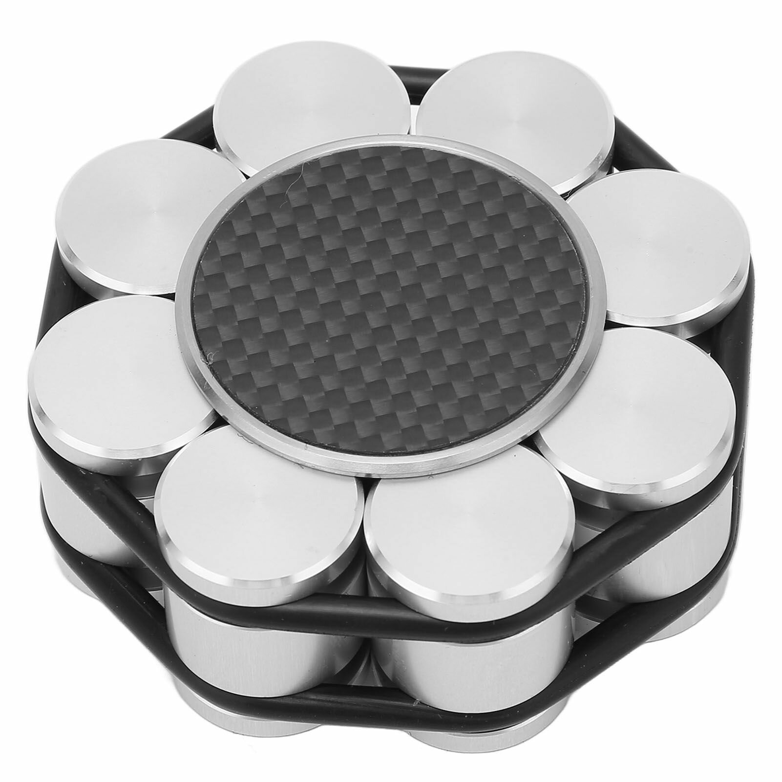 Зажим для рекордного веса с силиконовым дном, стабилизатор проигрывателя для гашения вибраций, 3-точечная опора для стабильного воспроизведения