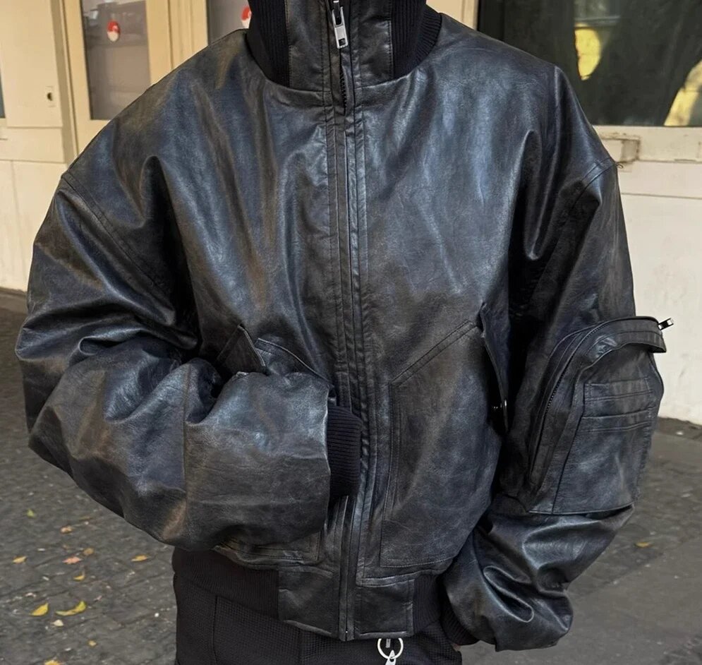 Куртка кожаная