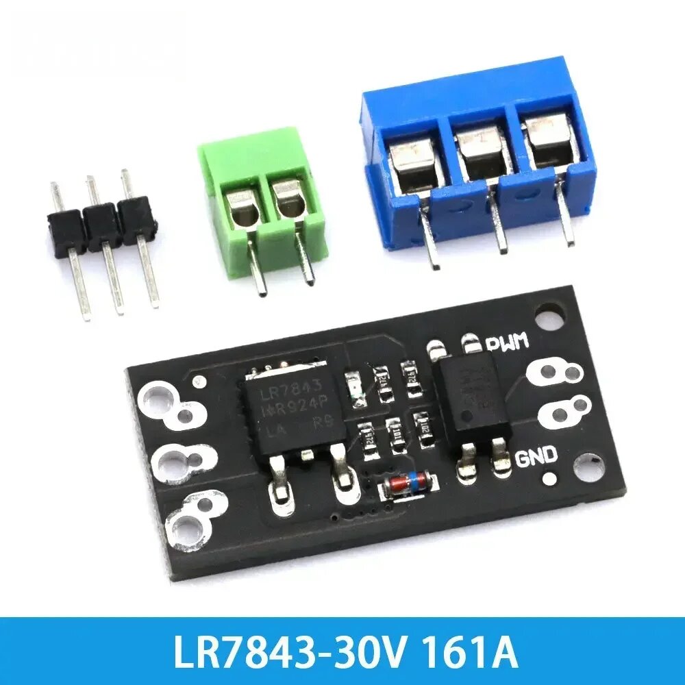 Модуль переключения MOSFET 3-5В для Arduino LR7843 - 30V 161A