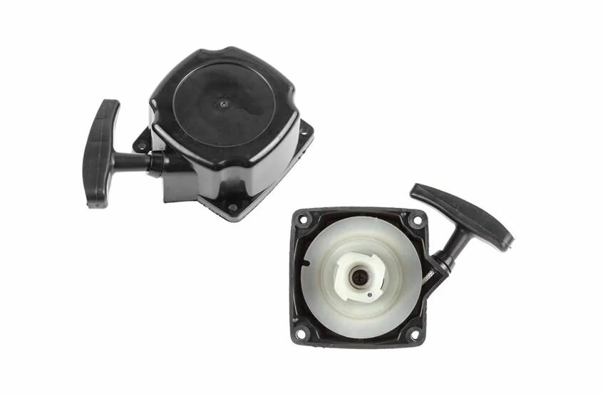 Стартер триммера 4 зацепа (скошенный зуб) эрго, плавный пуск для бензокосы / мотокосы 33/43/52 см3