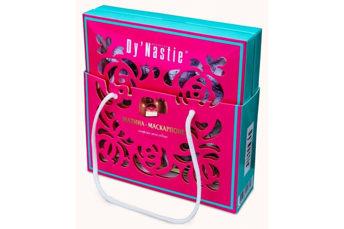 Набор конфет Dy'Nastie Малина - Маскарпоне 165 г