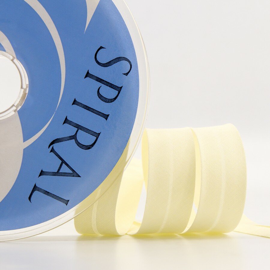 Косая бейка хлопок/полиэстер 20 мм, 25 м, цвет 10, шампань