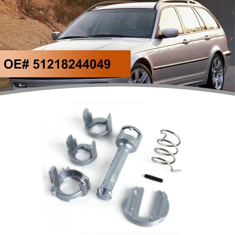 Ремкомплект замка передней левой и правой двери 51218244049 Инструмент для ремонта цилиндра замка 1998-2005 гг, металлический для BMW E46