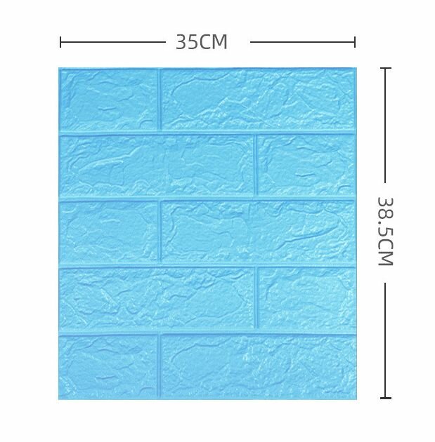 20 шт. комплект / Панели самоклеющиеся для стен 35х38см, толщина 5 мм /моющиеся панели ПВХ