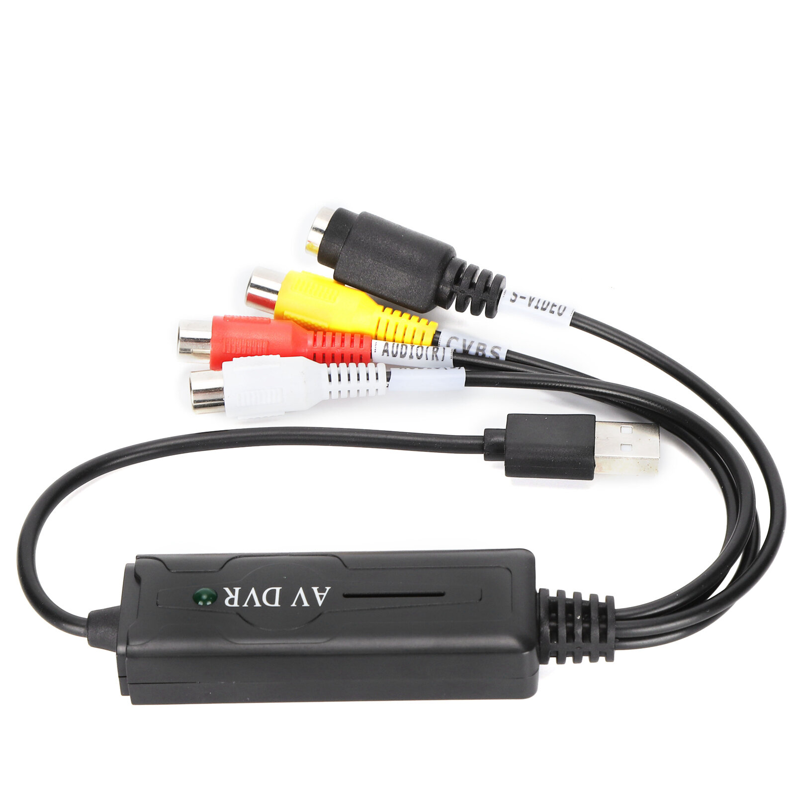 Карта видеозахвата USB2.0, совместимый с Win10 8 7, цифровой преобразователь, адаптерный кабель для легкой видеозахвата