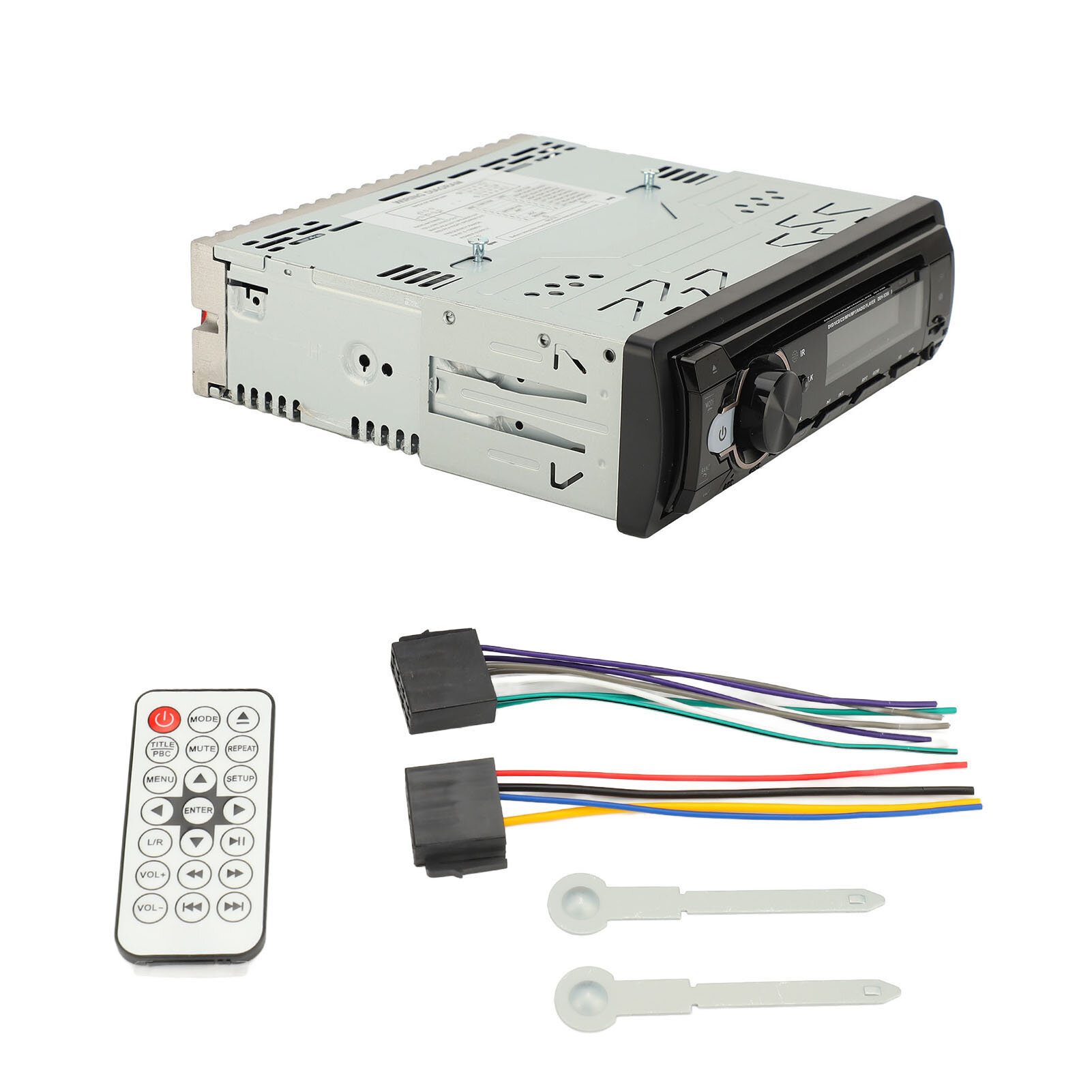 Автомобильный радиоприемник, стерео DVD-плеер, HD-качество звука, стабильное соединение, Bluetooth 5.0, USB 2.0, MP3-плеер, универсальный для автомобиля