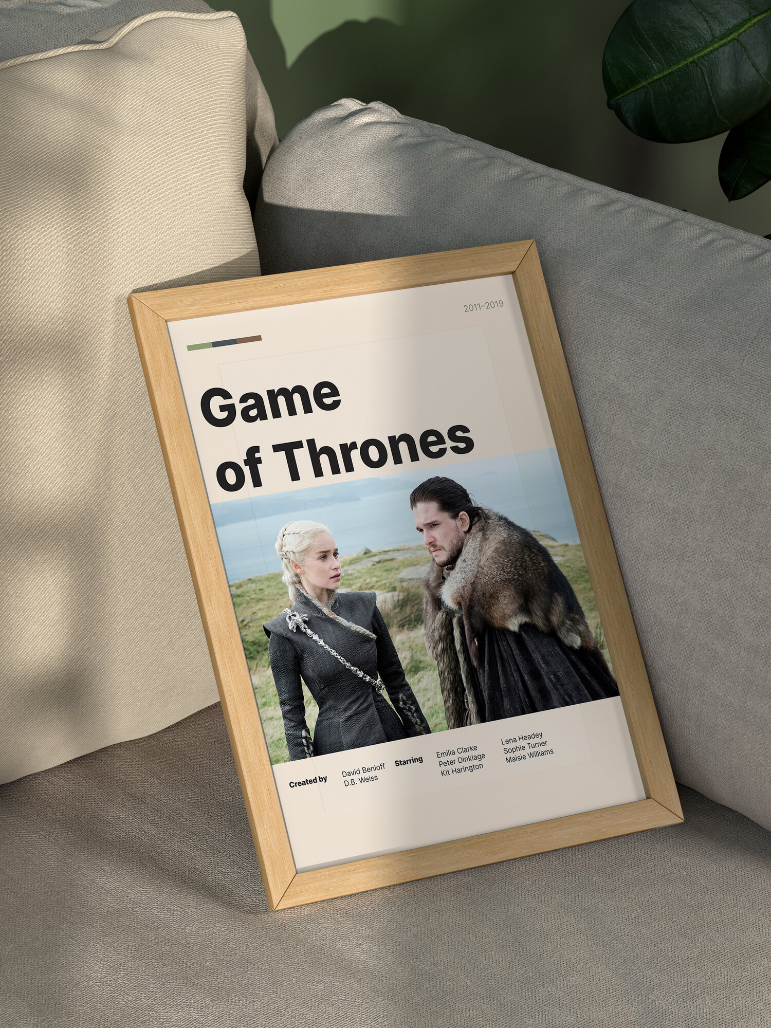 Постер сериал "Игра престолов (Game of Thrones)" А3 / Подарок на день рождения