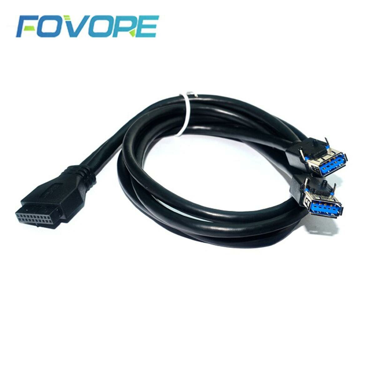 USB 3.0 кабель передней панели USB соединительный кабель USB 3.0 высокоскоростной 20-контактный на два порта USB3.0 конц