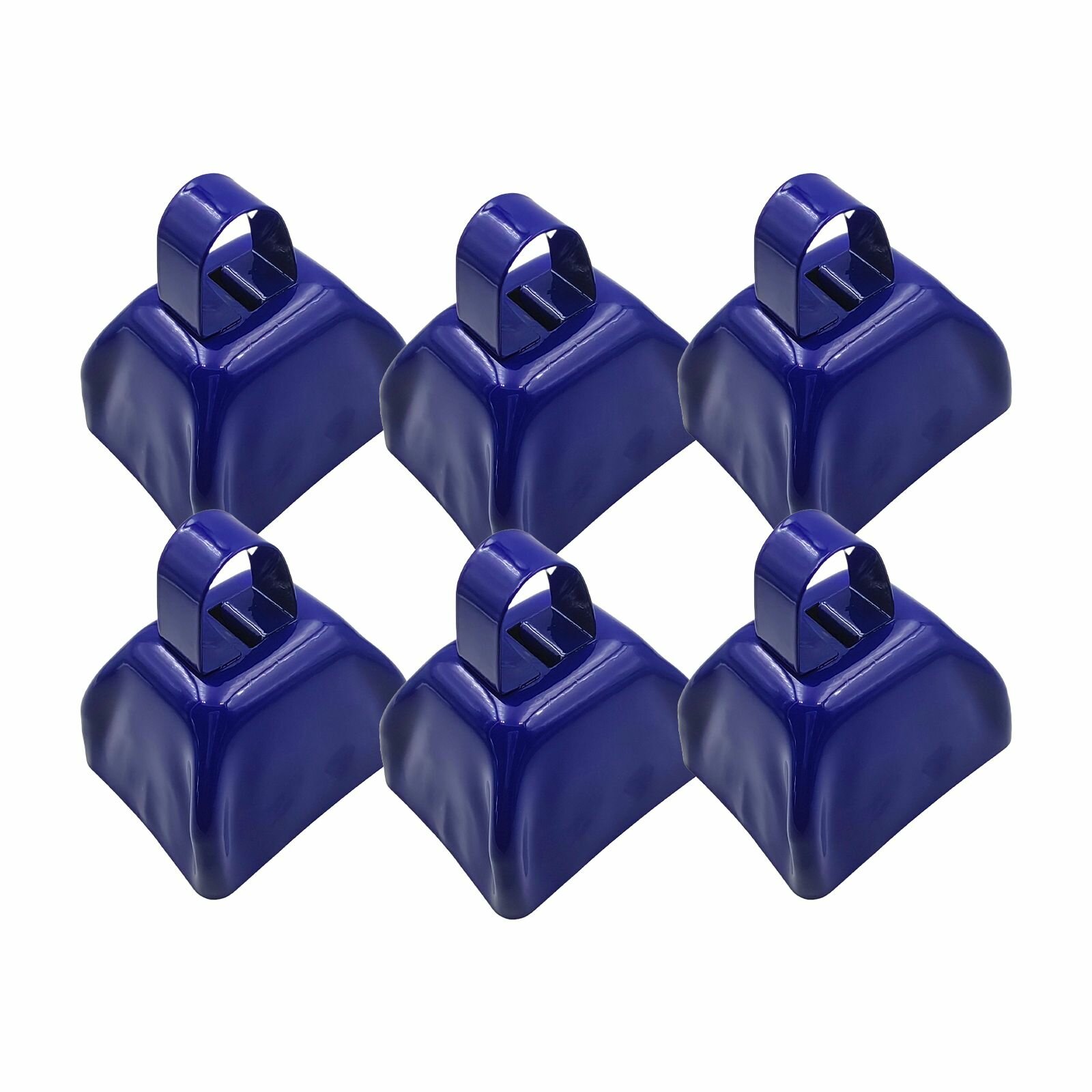 6 металлических коровьих колокольчиков 3 дюйма в упаковке