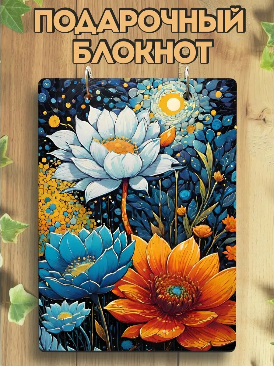 Подарочный блокнот "Цветы"