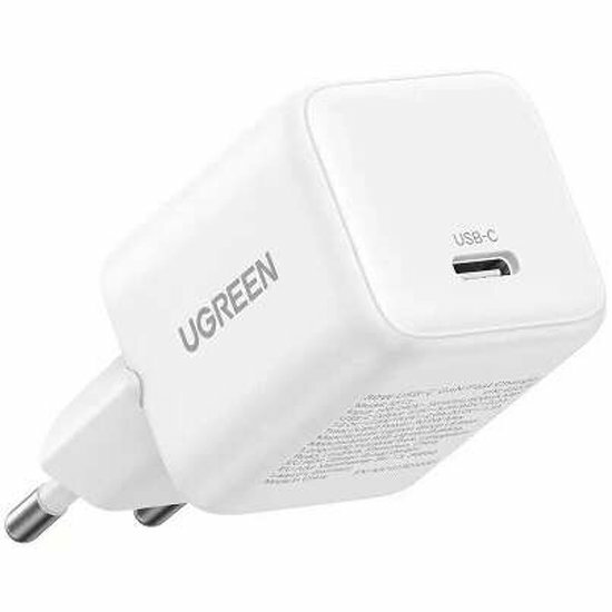 Сетевое зарядное устройство Ugreen X513 30Вт, USB-C, быстрая зарядка GaN, белый(65009)