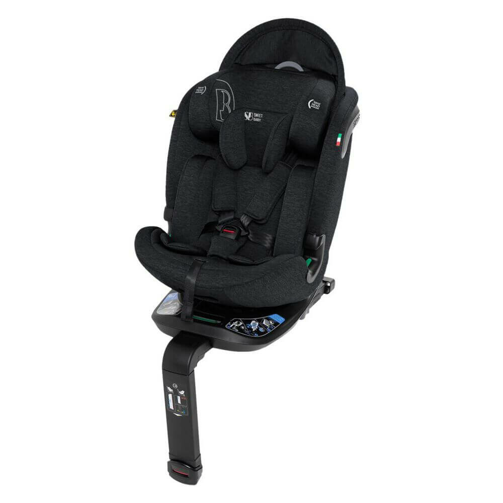 Sweet Baby Voyager PRO, автокресло с рождения до 12 лет гр.0-1-2-3 (0-36 кг), цвет Black