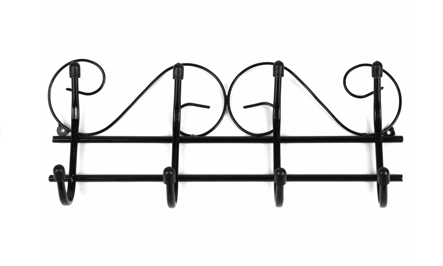 Вешалка Ажур черная 4 крючка 53133/46322