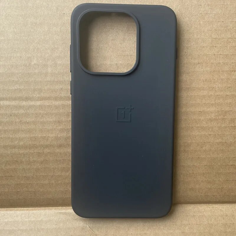 Ультратонкий мягкий чехол для OnePlus 15, оригинальный чехол для телефона, противоударный матовый роскошный резиновый чехол черный