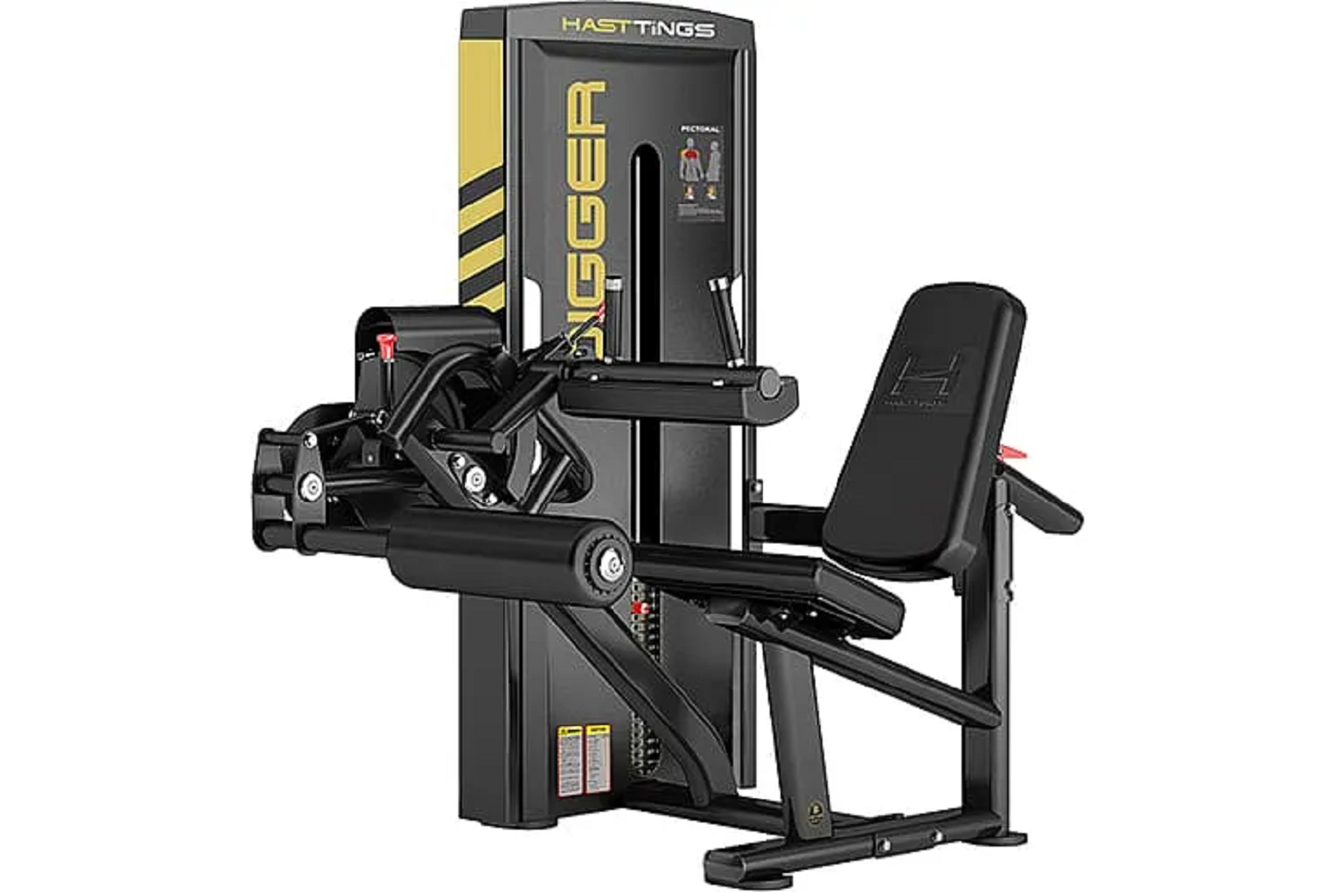 Сгибание ног сидя HASTTINGS DIGGER HD013-1, для сгибания ног, с весовыми плитами, черный