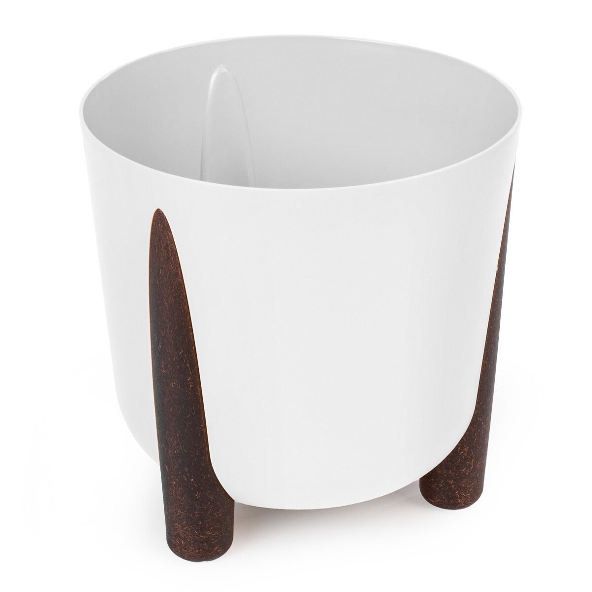 Горшок-кашпо Альтернатива Жардин, на ножках, 21 л, белый