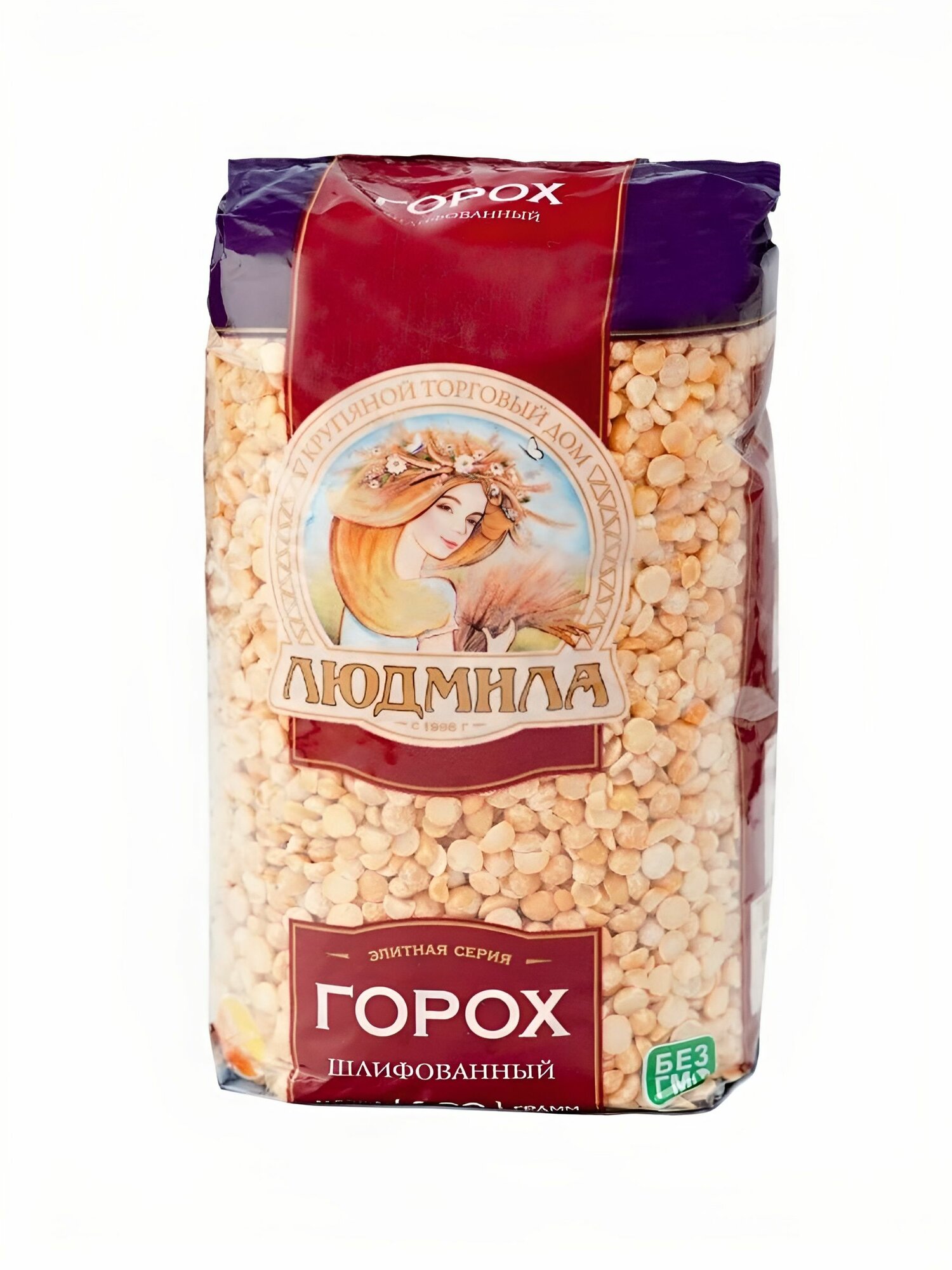 Людмила Горох колотый 900 грамм, 4 упаковки