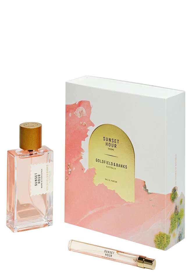 GOLDFIELD & BANKS Набор парфюмерной воды 100 мл + 10 мл "Sunset Hour" - аромат фруктовый, цветочный