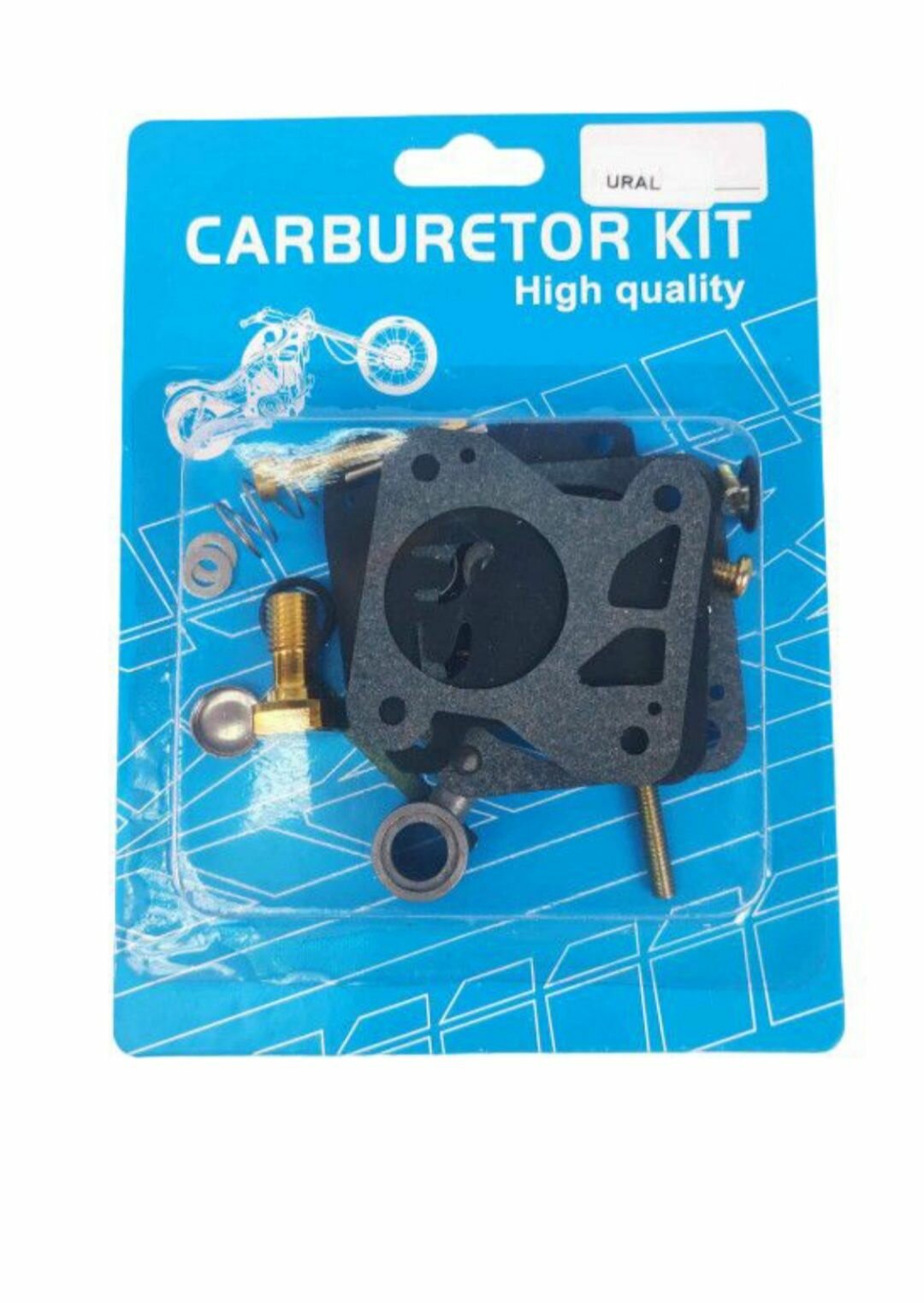 Ремкомплект карбюратора Бензопила Урал (фирменный в блистере) (27 позиций)