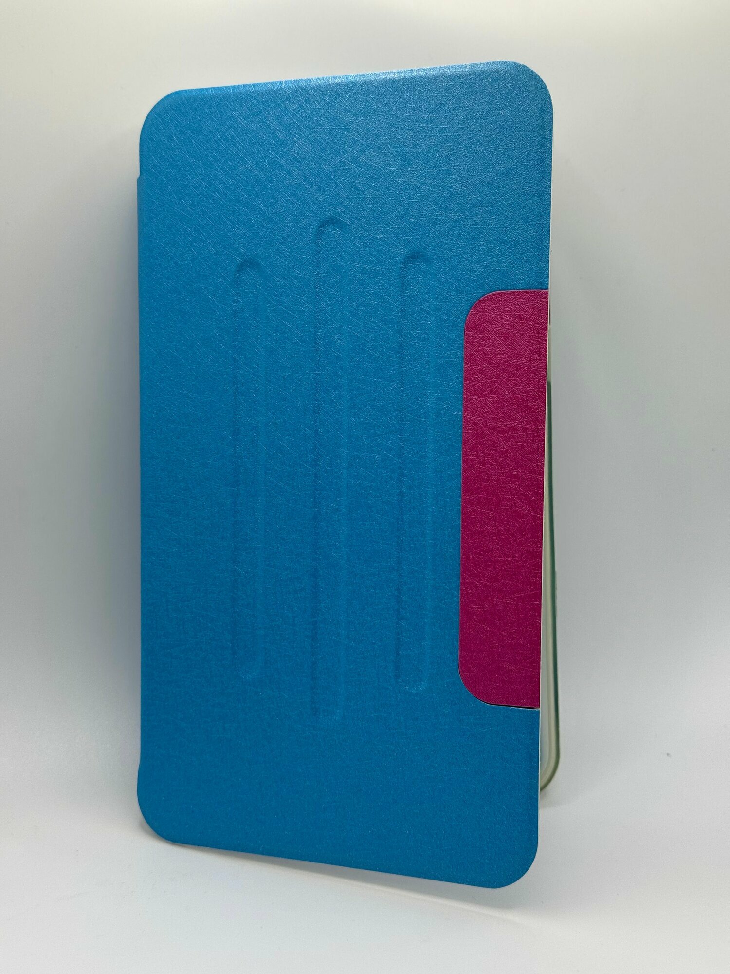 Футляр Книжка Asus Fonepad 7 FE375CXG Голубой с силиконовым основанием