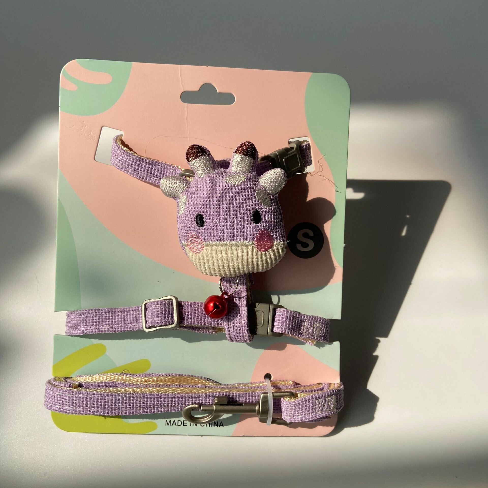 Собачий буксировочный поводок Веревка для собак Мультяшный олень Кролик, привязанный к собачьей веревке, средний