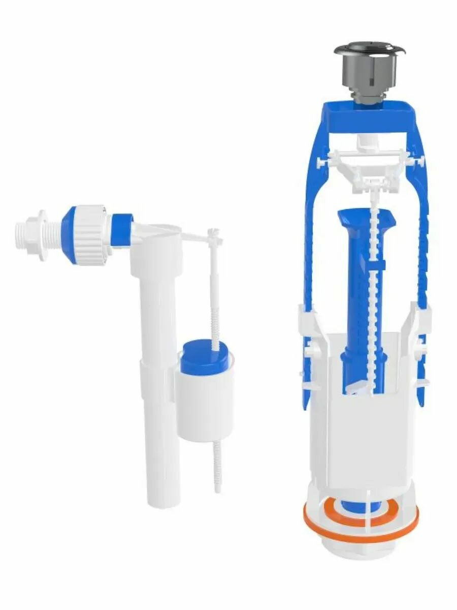 Сливная арматура для бачка унитаза однорежимная с боковой подводкой AV Engineering (AVE129691)