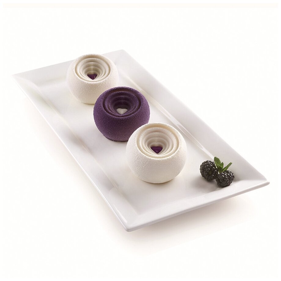 Форма для приготовления пирожных 18 х 34 см силиконовая Silikomart coccola