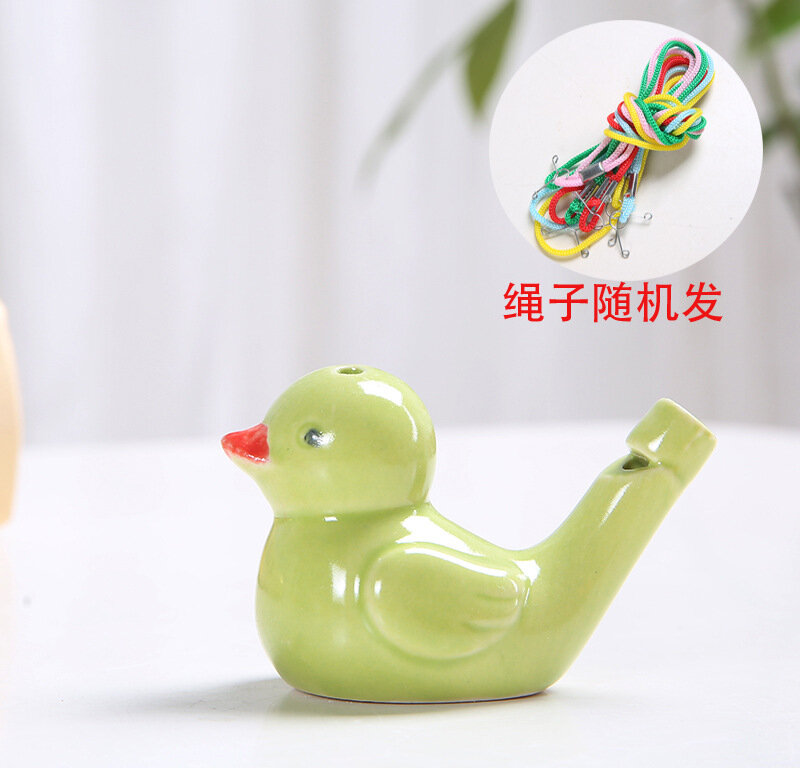 Детский свисток для птиц с водой, свисток с звуком птицы, подарок для детского сада, керамическая игрушка для птиц, водяной свисток для животных