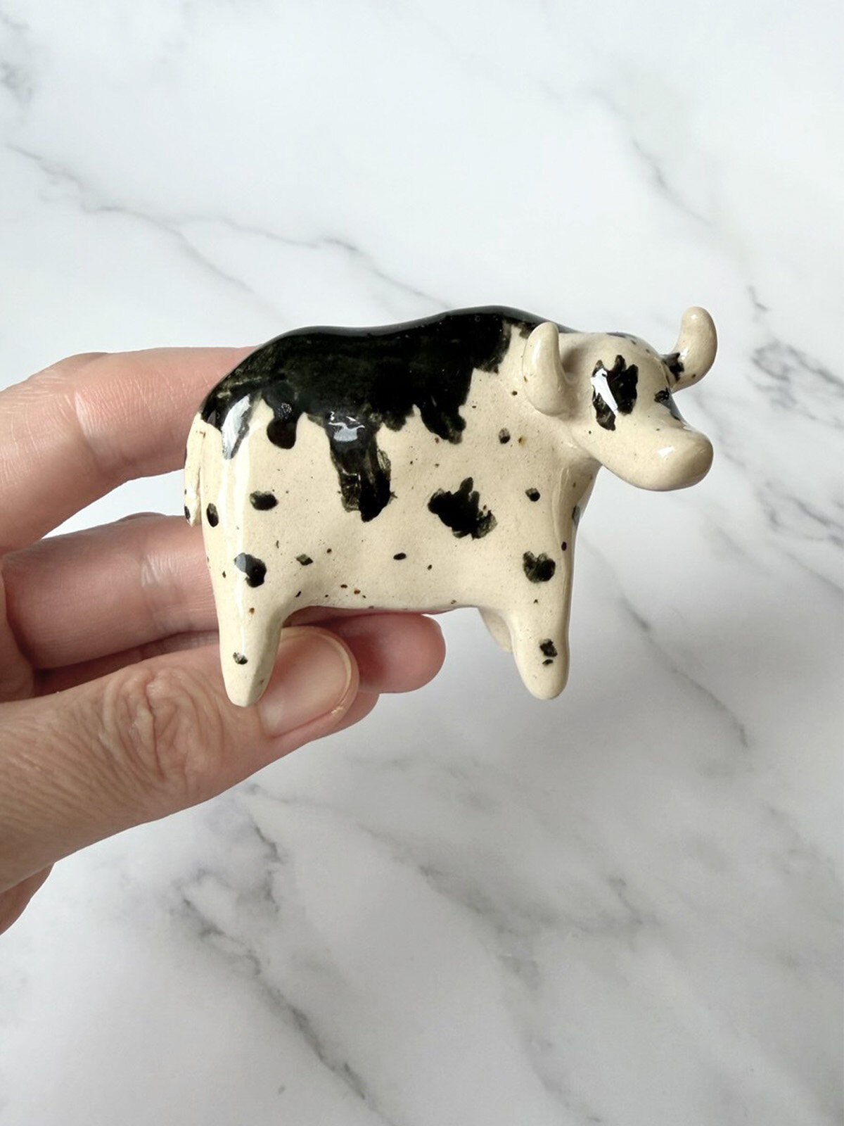 Фигурка Корова керамическая