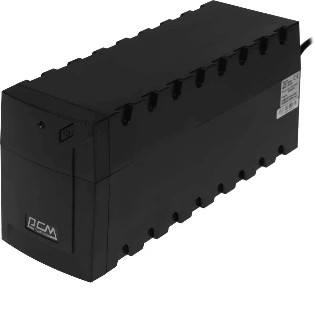 ИБП Powercom RPT-800AP, line-interactive, 800 ВA/ 480 Вт черный — фото 1