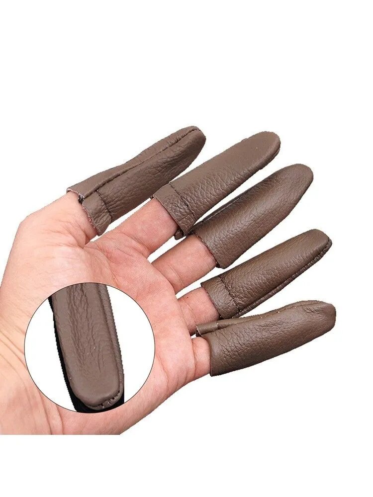 Напальчник из кожаного материала