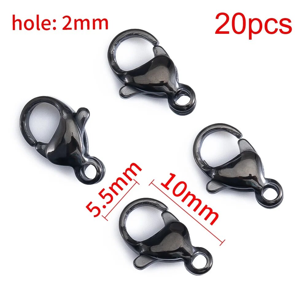 MINGXUAN Черная цепочка из нержавеющей стали 1 метр для рукоделия