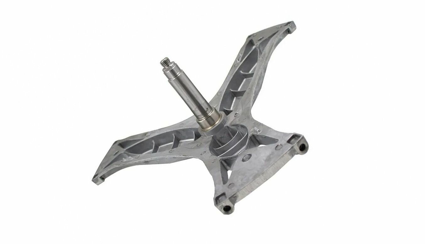 Крестовина (нового образца) для стиральной машины Siemens Сименс 684525, 744284 + ремкомплект (подшипники 205, 206 сальник 37.4x62x10/12, смазка)