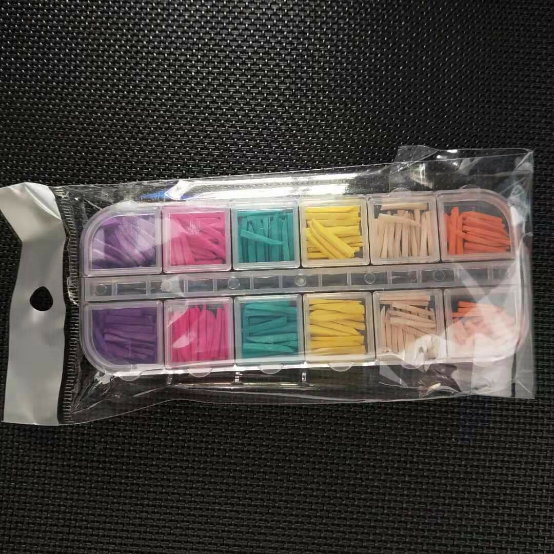 Деревянный клин для зазоров, стоматологический клин, смешанный стоматологический клин, упакованный деревянный клин, стоматологические вспомогательные материалы