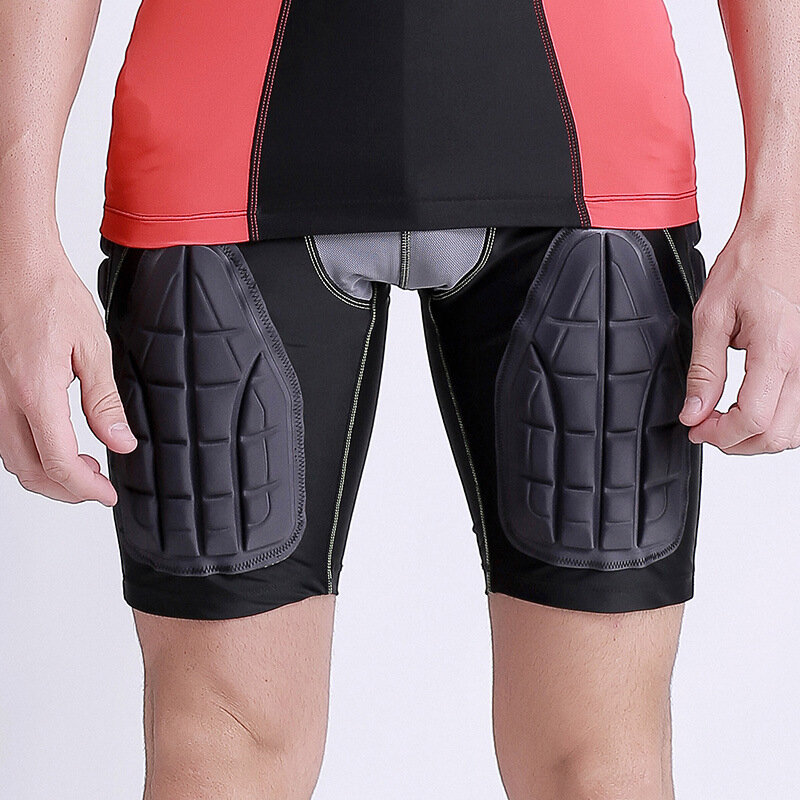 Хоккейные бейсбольные лыжные штаны для защиты бедер, баскетбольное спортивное защитное снаряжение, футбольный антиударный костюм, регби, тхэквондо защитное снаряжение