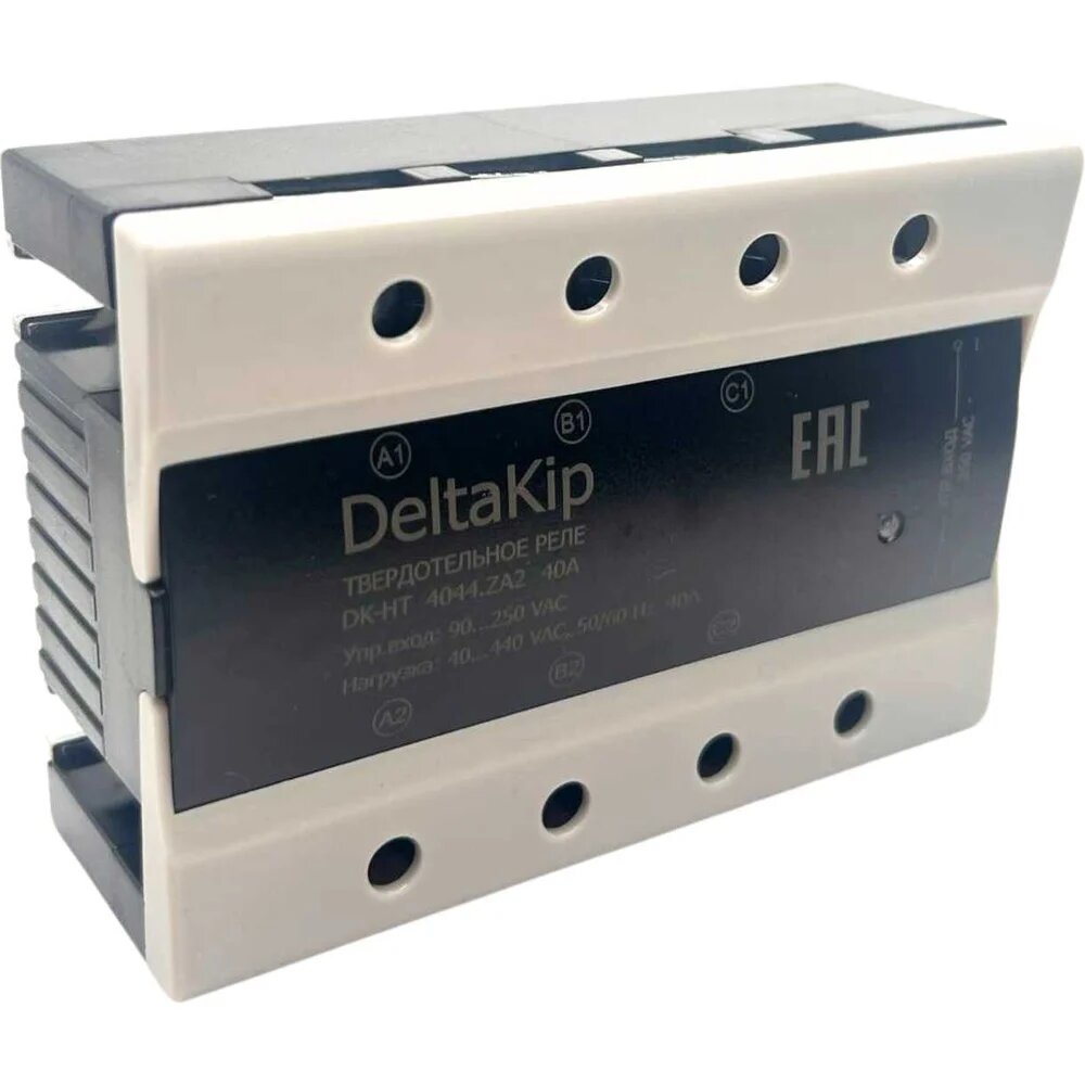 Трехфазное твердотельное реле для коммутации резистивной нагрузки DELTAKIP Delta-Kip DK3-4044. ZA2, 40А, 90.250VAC DK-F0000035
