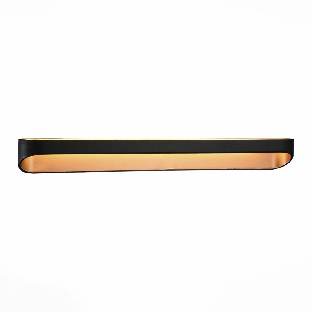 SL582.411.01 Светильник настенный ST-Luce Черный, Золото/Черный, Золото LED 1*18W 4000K.