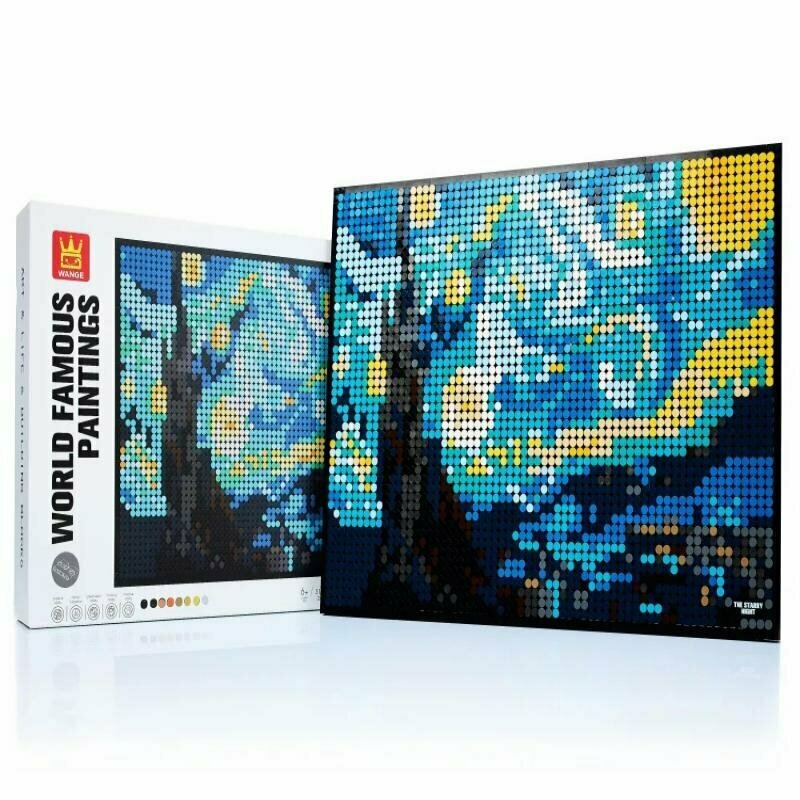 Конструктор Wange Картина Звездная ночь 3262 элемента 143656