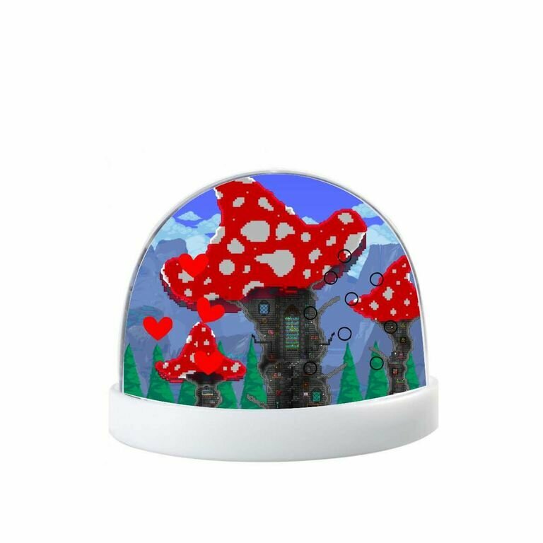 Водяной шар Terraria, Террария №1, Сердца-блестки