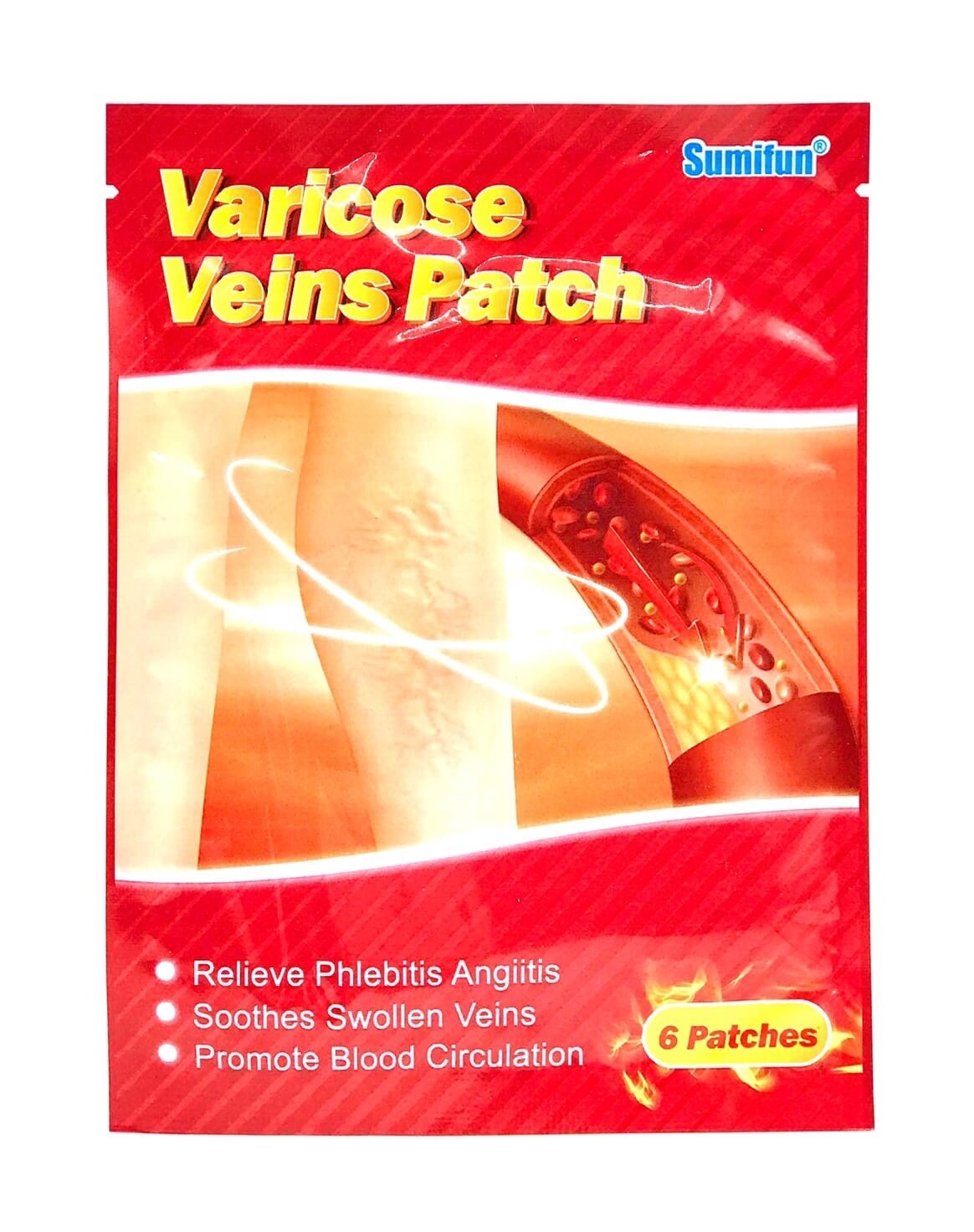 Пластырь Sumifun для лечения кровеносных сосудов (от варикоза)